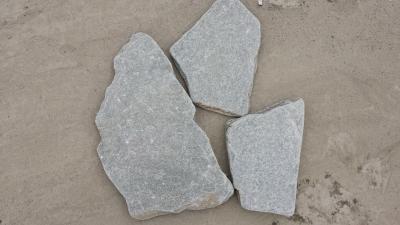 China Pared irregular caída de la losa de la losa al azar verde de la cuarcita que ajardina piedras en venta