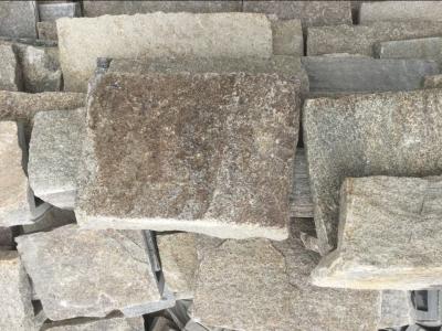 China Granite/Quartzite Wall Cladding Natural Stone Wall Tiles Real Stone Retaining Wall L Corner Stone for sale