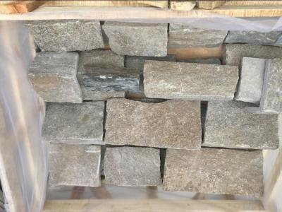 China Granite/Quartzite Wall Cladding Natural Stone Wall Tiles Real Stone Retaining Wall L Corner Stone for sale