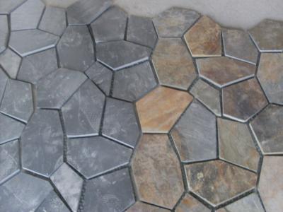 China China Rusty Slate Flagstone Walkway Pavers Slate Patio Stones Flagstone Wall Cladding for sale
