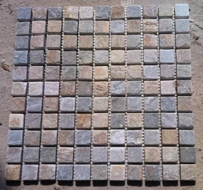 Chine Parquet de mosaïque naturel de carrelages de mosaïque d'huître de mosaïque de mur en pierre de modèle de mosaïque d'huître à vendre