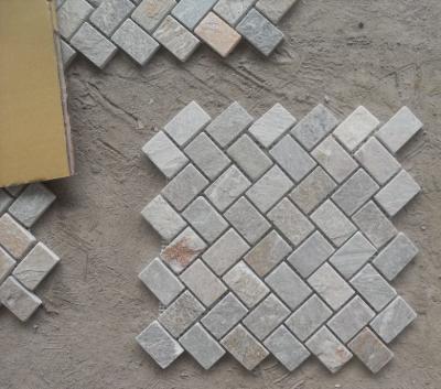 Chine Parquet de mosaïque naturel de carrelages de mosaïque d'huître de mosaïque de mur en pierre de modèle de mosaïque d'huître à vendre