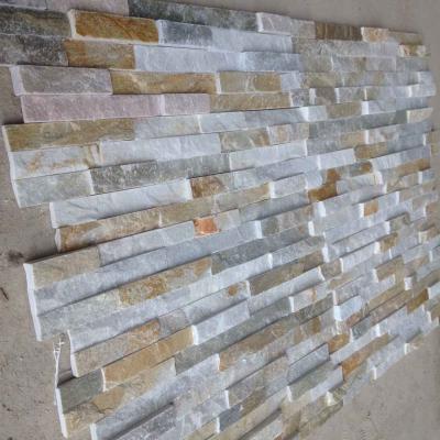 China Chapa de piedra fina de la cara de la ostra de la pizarra de la piedra del revestimiento de la ostra natural partida de Ledgestone para la decoración de la pared en venta