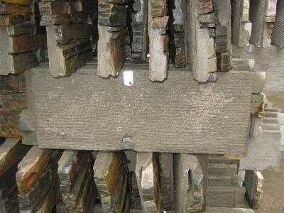 China Rostiger Schiefer zementierter Ledgestone-Naturstein-Umhüllungs-wirklicher Steinfurnier-blattschiefer-Kultur-Stein zu verkaufen
