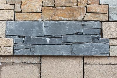 China El panel de pared natural de la chapa de la piedra de la pizarra del negro de carbono del revestimiento de la piedra de la pizarra Z del carbón de leña Ledgestone en venta
