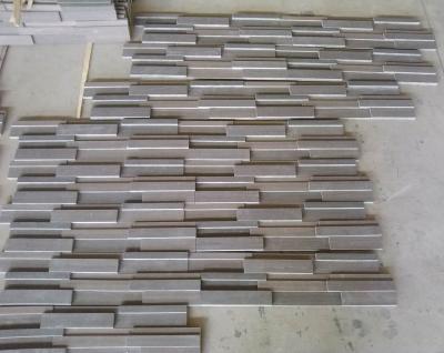 Chine Le grès lilas 3D Ledgestone de Wenge, le grès en bois pourpre et ont vers le bas empilé la pierre à vendre