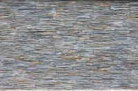 China Black Rusty Slate Stacked Stone Cladding Panel 600x150mm Natural Rough Surface for sale