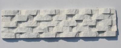 China Revestimiento blanco como la nieve de la piedra de la cara de la seta de la cuarcita, chapa al aire libre de la piedra de la cuarcita, el panel natural en venta