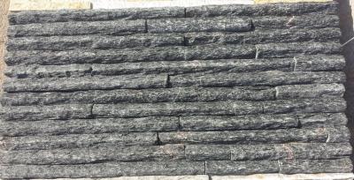 Chine Pierre noire de culture de quartzite de visage de montagne, revêtement en pierre de aménagement extérieur, placage en pierre de modèle à vendre