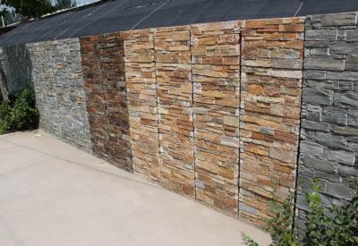 China Yellow Quartzite Column,Natural Stone Pillar,Ledgestone Pillar,Yellow Stone Postbox,Gate Yellow Pillar for sale