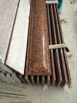 China Ahornblatt-krönen roter Granit-Treppenhaus-Handlauf, rote Granit-Balustrade, Blaufisch-Granit-Geländerdocken Chinas Capao zu verkaufen