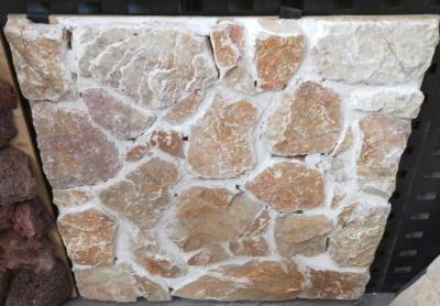 Chine Dalle aléatoire de nouvelle quartzite d'huître, dalle irrégulière de quartzite, pierre folle, aménageant la pierre en parc aléatoire à vendre