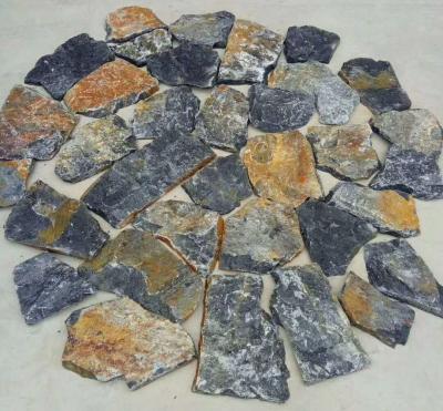 Chine Dalle aléatoire de nouvelle quartzite d'huître, dalle irrégulière de quartzite, pierre folle, aménageant la pierre en parc aléatoire à vendre