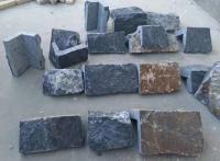 China Natural Quartzite Wall Tiles Yellow Red Black 2.5-3.5cm Stack Stone Cladding for sale