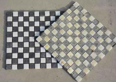 Chine Mosaïque de quartzite d'ardoise, modèle de mosaïque en pierre naturel, tuiles de mur de mosaïque, mosaïque en pierre intérieure à vendre