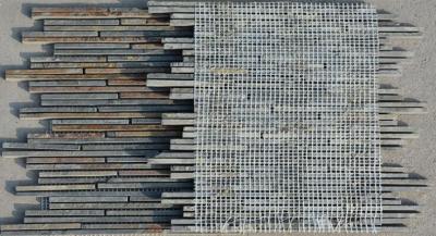 Chine Mosaïque rouillée d'ardoise, modèle de mosaïque en pierre naturel, tuiles multicolores de mur de mosaïque d'ardoise, mosaïque en pierre intérieure à vendre