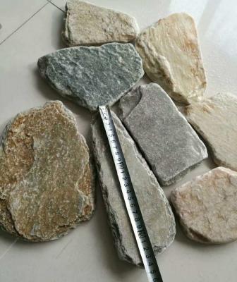 China Oyster Quartzite Tumbled Random Flagstone,Quartzite Irregular Flagstone Patio,Crazy Stone,Landscaping Stone for sale