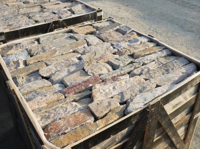 China Piedra de campo mezclada de la cuarcita de los colores, chapa de la piedra de campo de la cuarcita, Ledgestone flojo natural, revestimiento de piedra al azar en venta
