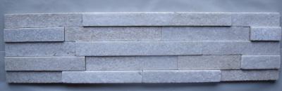 Chine Le panneau blanc de Ledgestone de quartzite, pierre cultivée par quartzite blanche flambée, blanc a empilé le placage en pierre en pierre et naturel à vendre