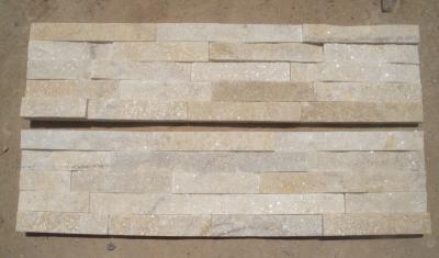 China Ivory White Quartzite Stone Panels,Milk White Quartzite Stacked Stone,Off-White Quartzite Culture Stone,Stone Veneer for sale