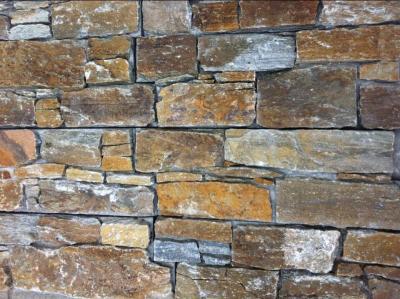 China Rustikaler Quarzit-Zclad Staplungsstein, Naturstein-Umhüllung, starker Kultur-Stein, Steinplatten im Freien, Wand landschaftlich gestaltend zu verkaufen