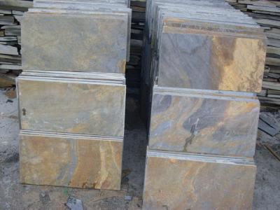 China Chinese Multicolor Slate Tiles,Rusty Riven Slate Pavers,Rust Cleft Slate Floor Tiles,Slate Patio Stones,Slate Walkway for sale