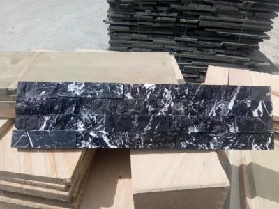 China Schwarze Marquina-Hauptbuch-Platten, Kultur-Stein Nero Margina, Staplungsstein Nero orientalischer Marmor zu verkaufen