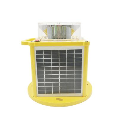 China Baliza solar branca do heliporto 2500cd que leve o código Morse H 24 horas de operação for sale