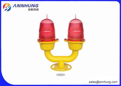 中国 L810低強度の倍LEDの航空障害物表示燈のポリカーボネート ボディ 販売のため