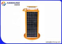 China Red Solar Aviation Obstruction Light 20000cd Medium Intensity Type A LED for sale