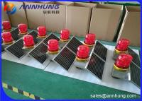 China Solar Powered Low Intensity Aeronautical Obstruction Light 32.5cd for Tower Marking for sale