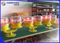 China 32.5cd Solar Aviation Obstruction Light with 8Ah Lithium Battery - FAA L-810 & ICAO Compliant for sale
