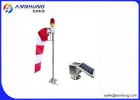 China Internally Illuminated Heliport Solar Wind Cone Direction Indicator 12VDC 50W for sale