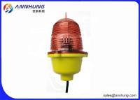 China Single LED Aviation Obstruction Light 32.5cd 3W with 100,000 Hour LED Life for Buildings Under 45m Height for sale
