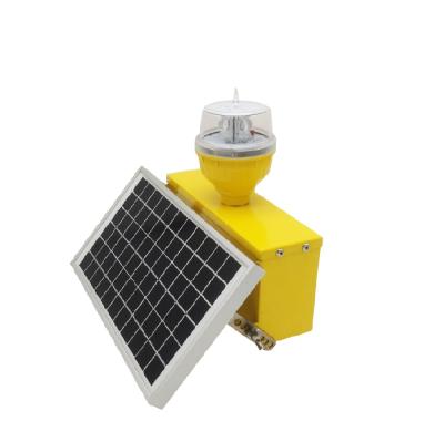 China UV Protected Polycarbonate IP65 Waterproof Low Intensity L810 Solar Obstacle Aviation Obstruction Light with 100,000 Hours Lifespan for sale