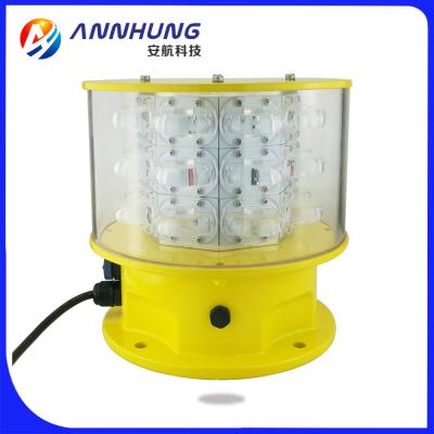 China Características del flash de poste 40FPM de la luz de obstrucción de la intensidad reducida de FAA L865 altas en venta