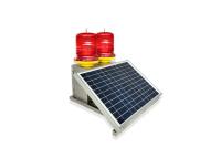 China Medium Intensity Solar Aviation Obstruction Light FAA L864 2000cd 20FPM Remote Control for sale