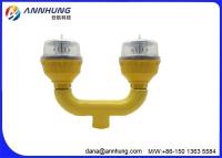 China L810 Double LED Aviation Obstruction Light 4W 32.5cd with Polycarbonate Body for High Towers for sale