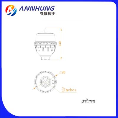 中国 ICAOの標準的な低強度の妨害の薄赤の安定した非常に熱い作り付けのフォトセル 販売のため