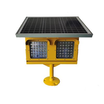 중국 국제민간항공협약부속서제14 14를 번쩍이는 IP66 50fpm 태양 활주로 경계등 노랑색 판매용