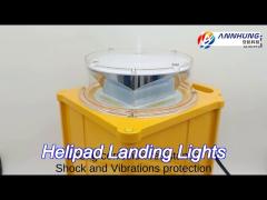 IP66 policarbonato AH-HP-B2 de las luces de faro del helipuerto de la prenda impermeable 2500cd para el helipuerto