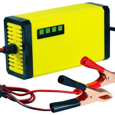 China Universal Fast Charging 12V 3A 5A 6A 8A 10A Smart Car Battery Charger for Lead Acid Battery Automatic Identification for sale