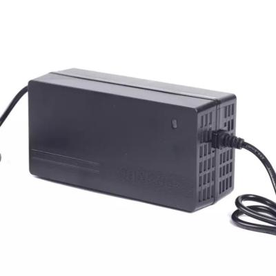 China Lithium Ion 54.6V 3A Charger for 48V 15Ah Battery 13S 48V Li-ion Battery Charger Output DC 54.6V for sale