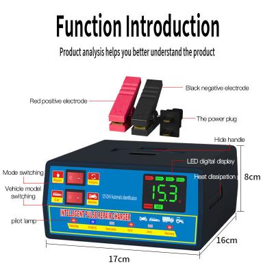China Direct 12V10A 24V5A Car Lead-Acid Battery Charger for AGM Battery Private Mold 90% Charging Efficiency for sale