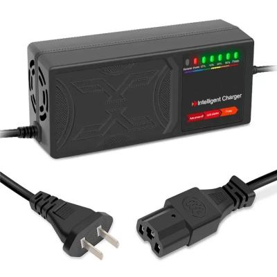 China 15W/10W/7.5W/5W Automatic Identification 220V/110V/230V/240V/250V Battery Charger 48V45Ah for E-bike Lead-acid Battery for sale