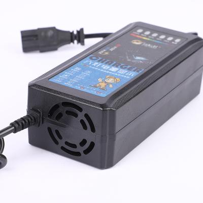 China 48v 60v 72v 32ah 40ah 50ah Portable 12V Three-Stage Lead Acid Battery Intelligent 20A Battery Charger with SCP Function for sale