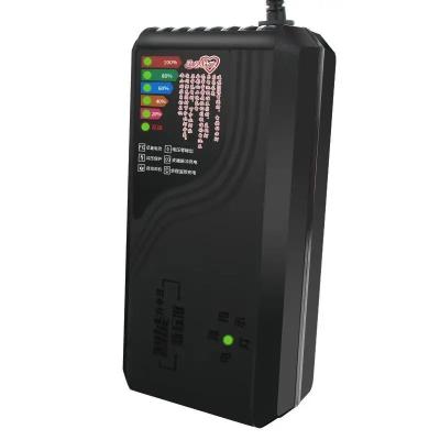 China 15W/10W/7.5W/5W Automatic Identification Lead Acid Battery Charger for 48V 12ah 20ah 30ah 40ah 45ah 50ah E-Bike Batteries for sale