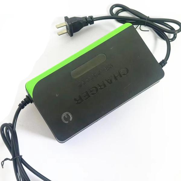 Quality Private Mold 60V3A Smart Portable Lithium Battery Charger for UK AU EU UK Plug and Vehicle Charger for sale