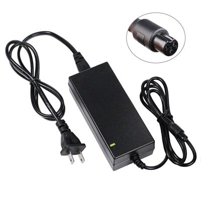 China 90W Output Power 42V 1.5A 2A Scooter Charger for Xiaomi Mijia M365 E-Scooter Hoverboard Ebike Lime 36V Lithium Battery for sale