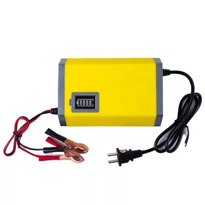 China Connector Current Protection 12V 6A 7-Stage Smart Motorcycle Battery Charger for Electric Tool for sale